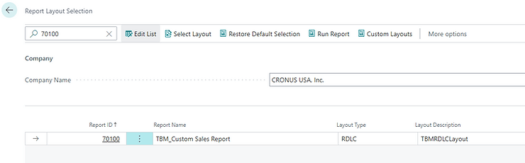 Embedded Report Layouts in Business Central – BC Development Notebook