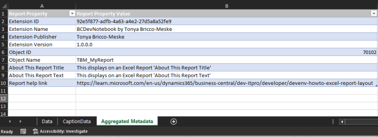 The comprehensive guide to using Business Central Excel Report Metadata ...
