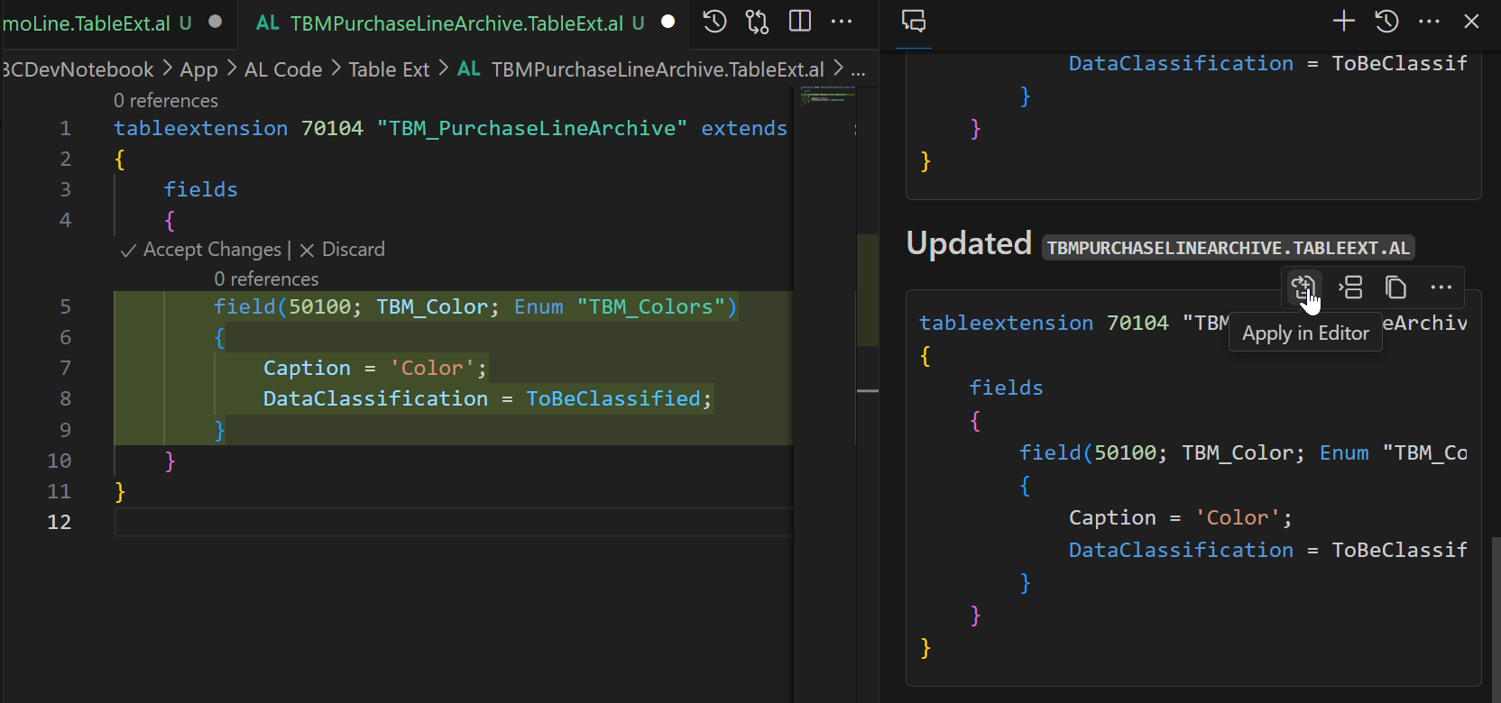 #HumpDayHacks – Copilot Edits in VS Code – BC Development Notebook